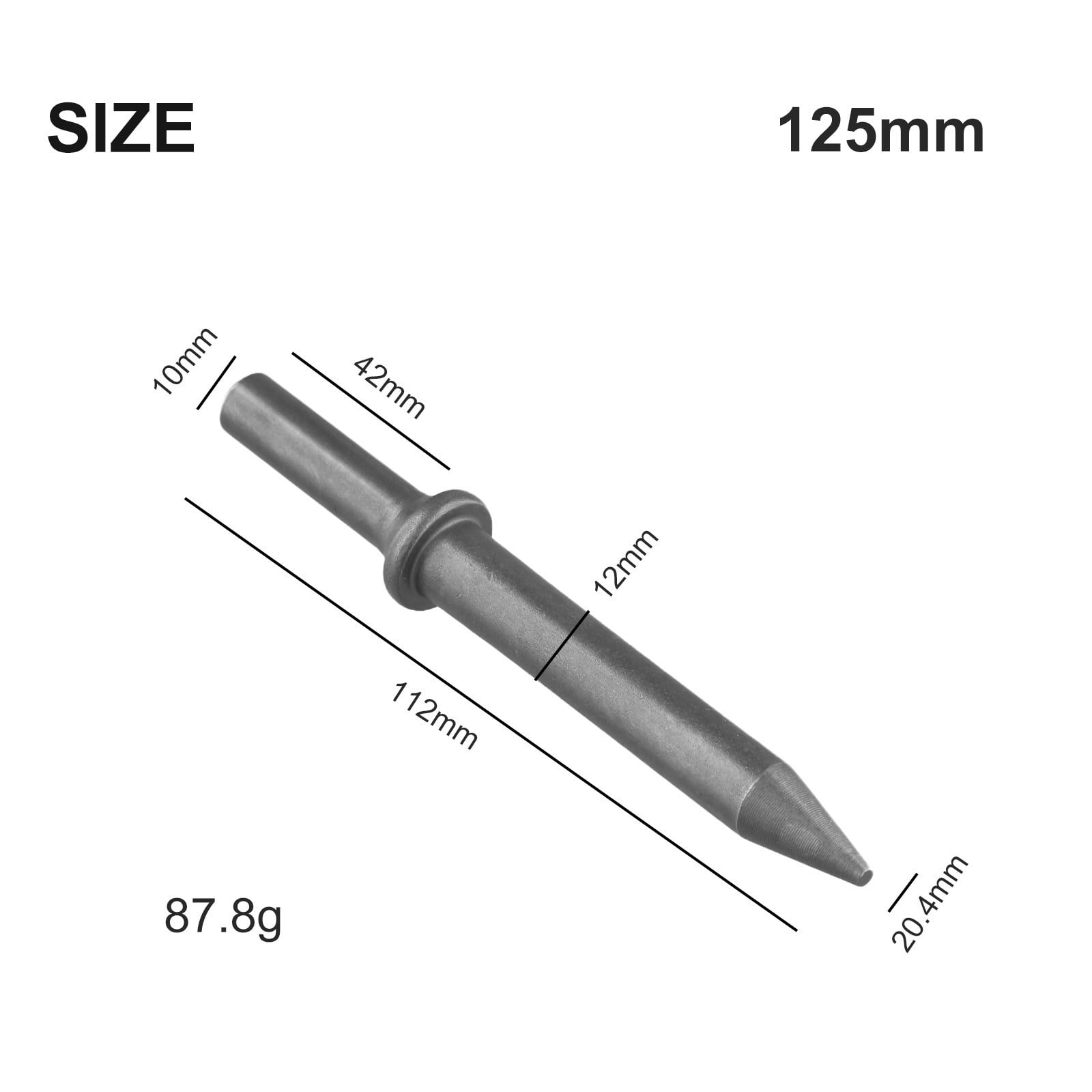 Rust Remover Round Handle Tip Pointed Flat V-type Flat Notch Crescent ...