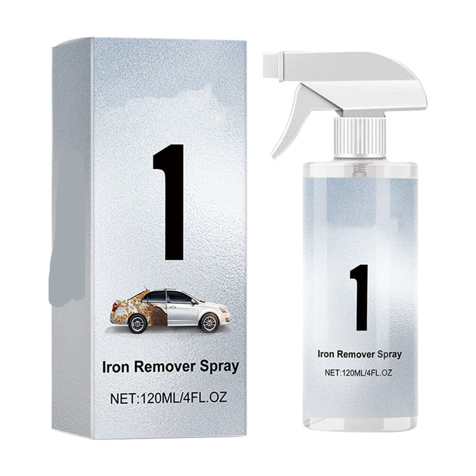 Rust Remover Spray - 120ml Advanced Iron Removal Formula for Car Paint ...