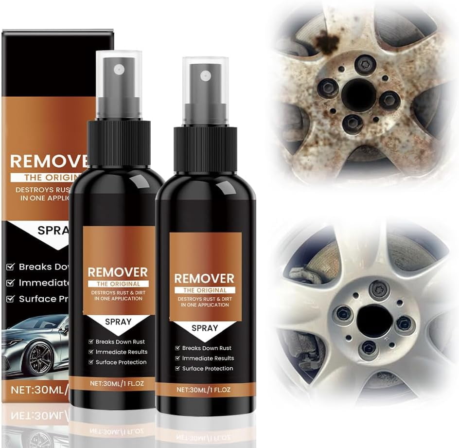Rust Remover Spray, 2025 Upgrade Car Scratch Remover, Clean and Dry ...
