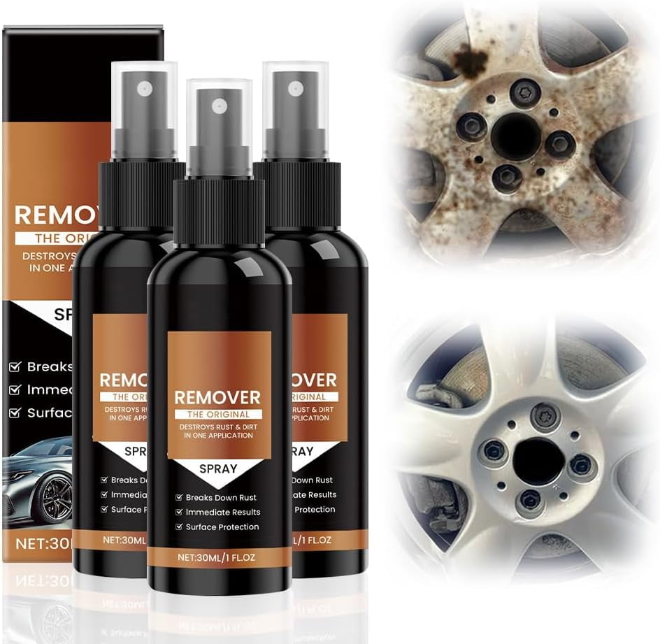 Rust Remover Spray, 2025 Upgrade Powerful Iron Stain Cleaner & Car ...