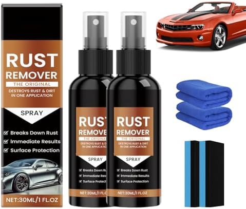Rust Remover Spray, 2025 Upgrade Rust Remover for Metal, Car Scratch ...