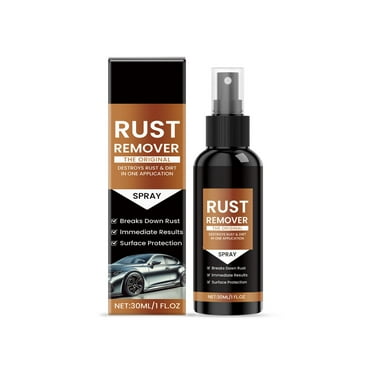 Car Paint Rust Remover Spray | Wheel Iron Powder Cleaner | Fast Acting ...