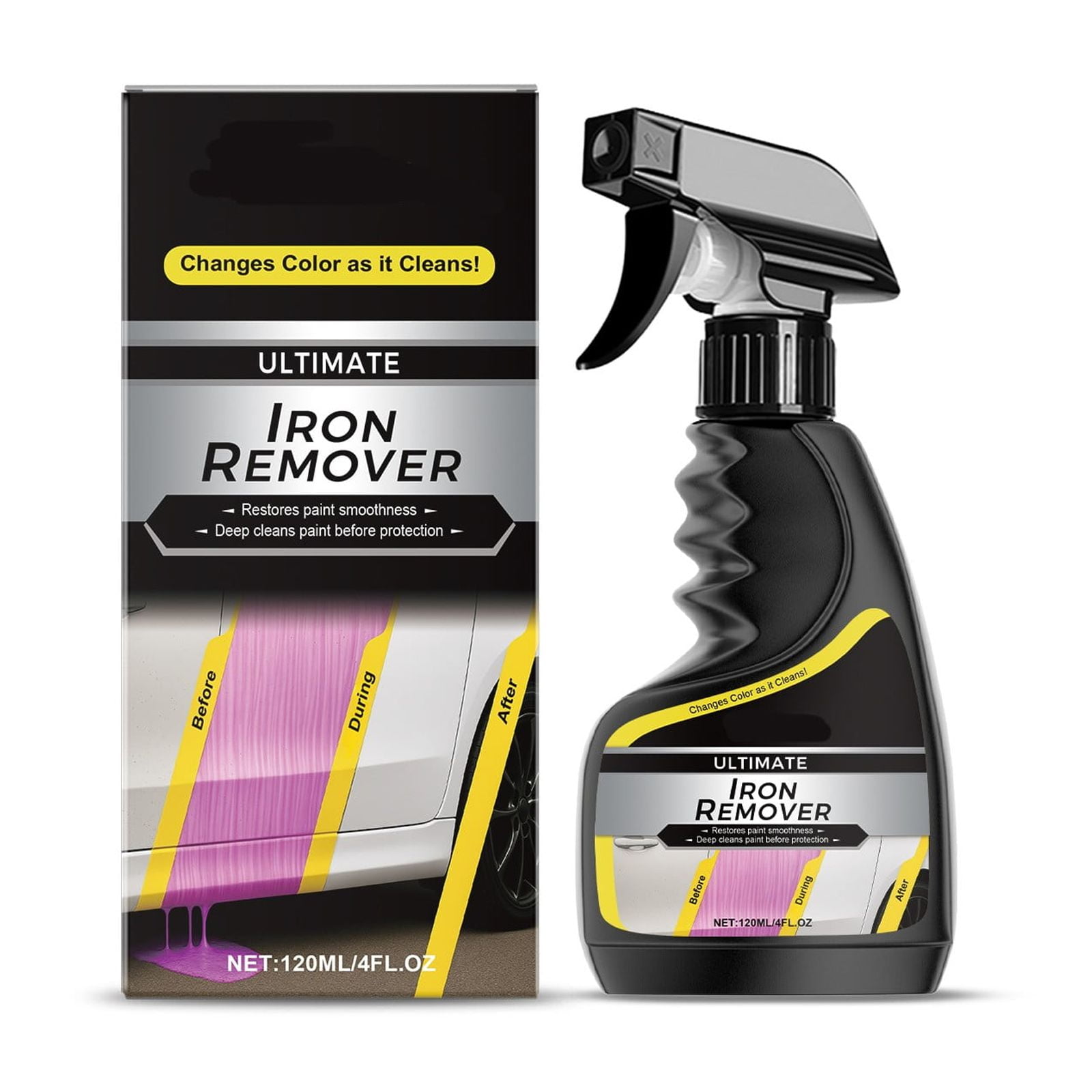 Rust Remover Spray, Fast-Acting Car Rust Dissolver with Citric Acid ...