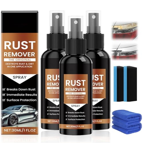 Rust Remover Spray Heavy Duty Metal Cleaner, Upgrade Rust Remover for ...