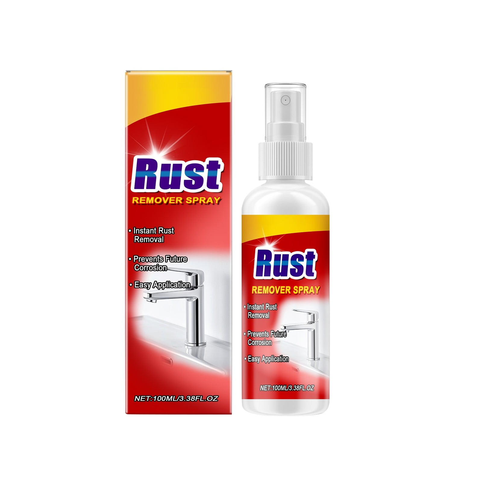 Rust Remover Spray Instant Rust Removal Prevent Future Corrosion Easy ...