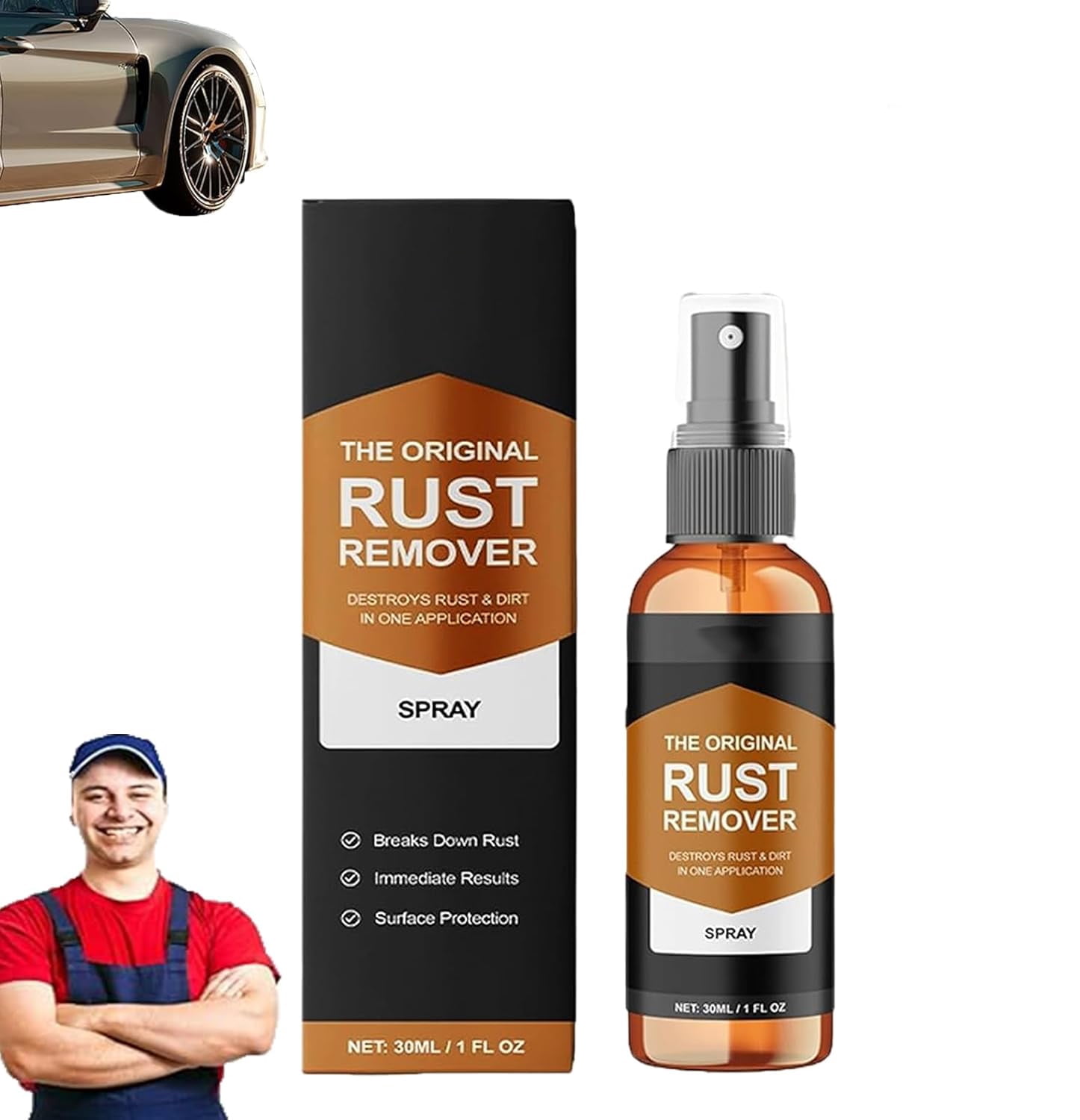 Rust Remover Spray, Rust Dissolver Spray - 2025 Upgrade Rust Remover ...