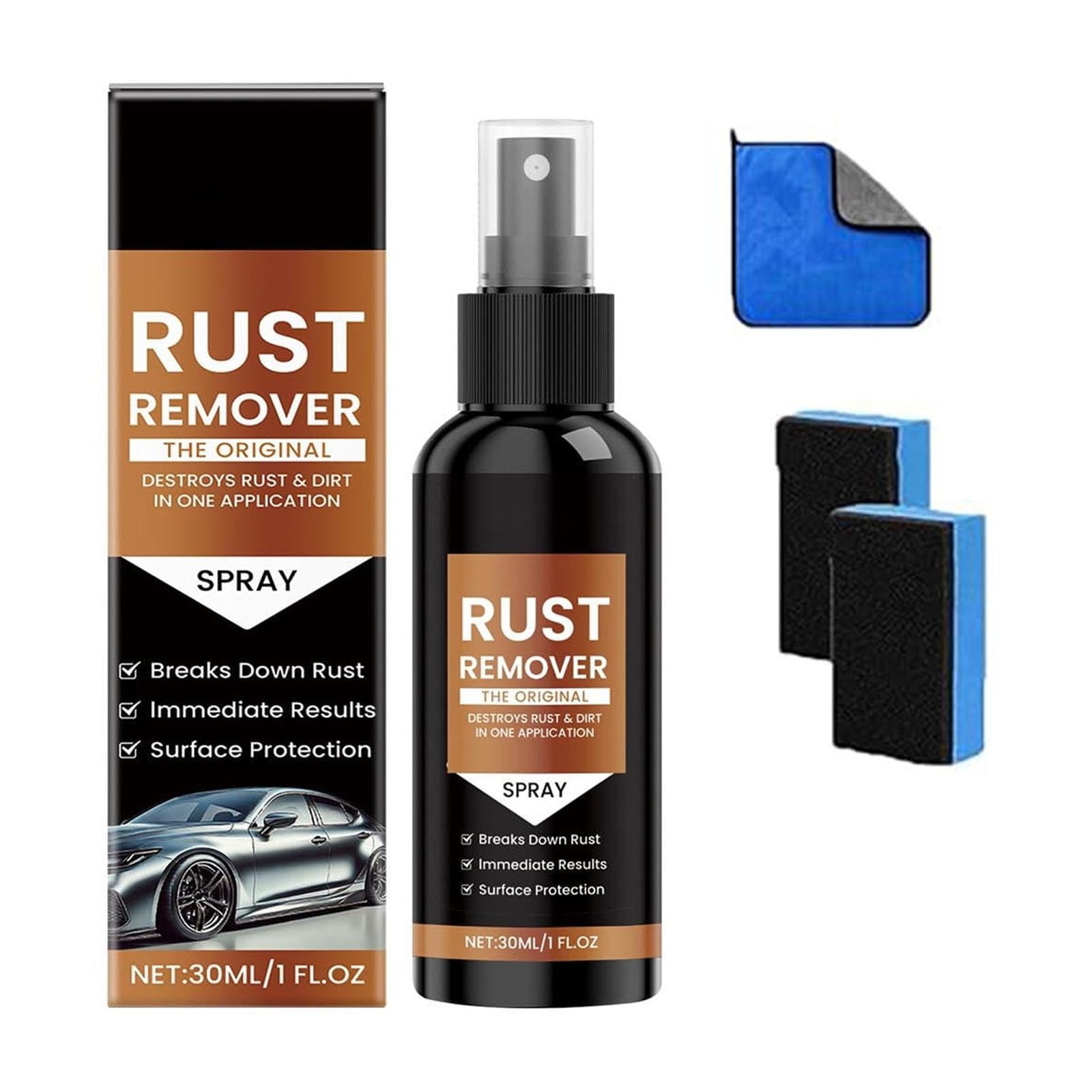 Rust Remover Spray, Rust Remover Spray for Metal, Fast Acting Heavy ...