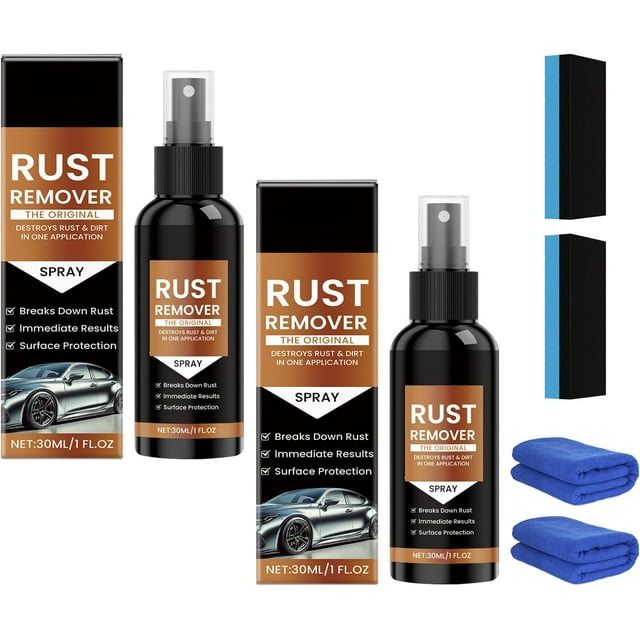 Rust Remover Spray, Upgrade Rust Remover For Metal, Car Scratch Remover ...