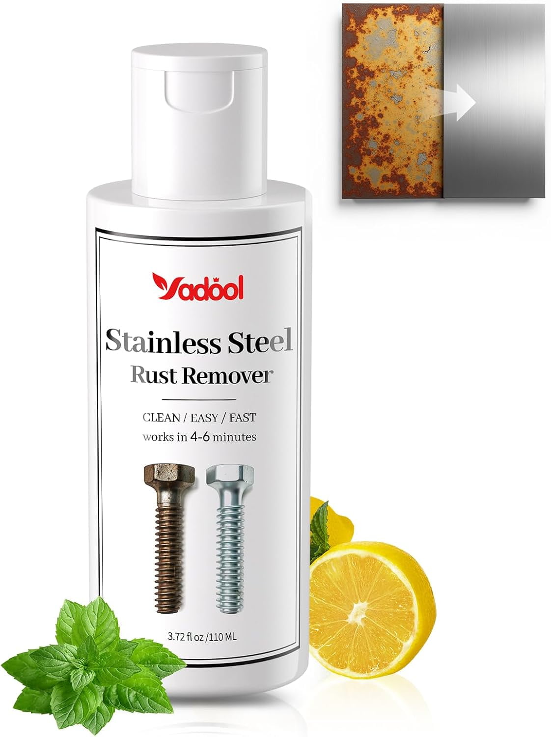 Rust Remover for Stainless Steel, Rust Stain Remover & Cleaner for ...