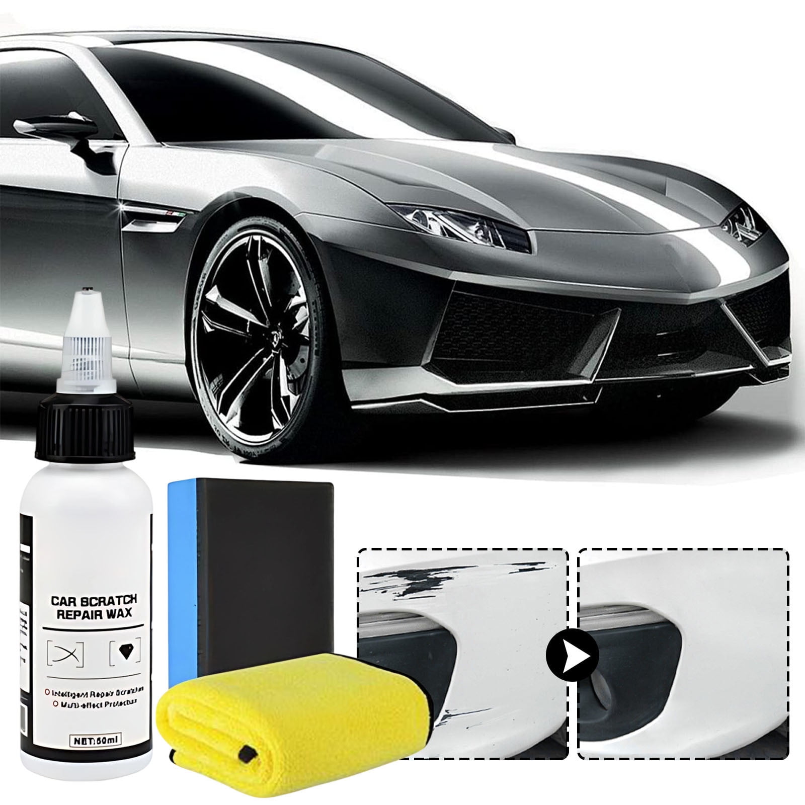 Bksdlh Car Rust Remover, Wheel Iron Powder, Chemical and Acid-free ...