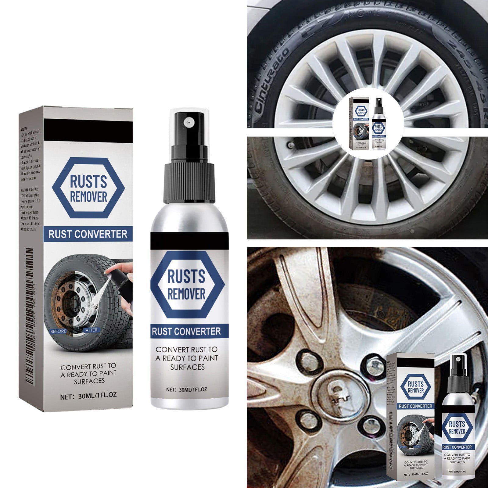 Rust Remover for Metal - Nexa Rust Remover Spray, Nexa 2.0 Anti Rusts Iron Out Spray (1 Pack ...