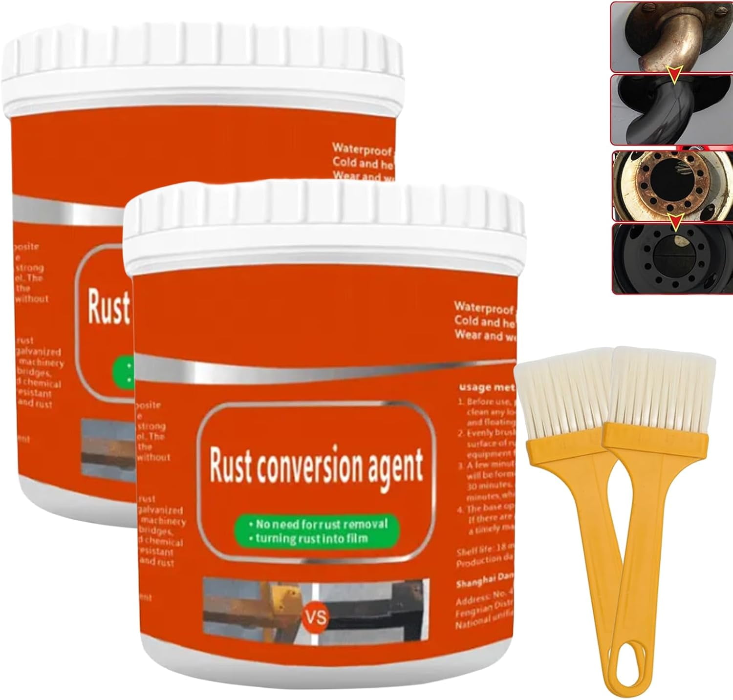 Rust Renovator 300g Rust Remover For Metal Multi Purpose Rust Conversion Agent Water Based