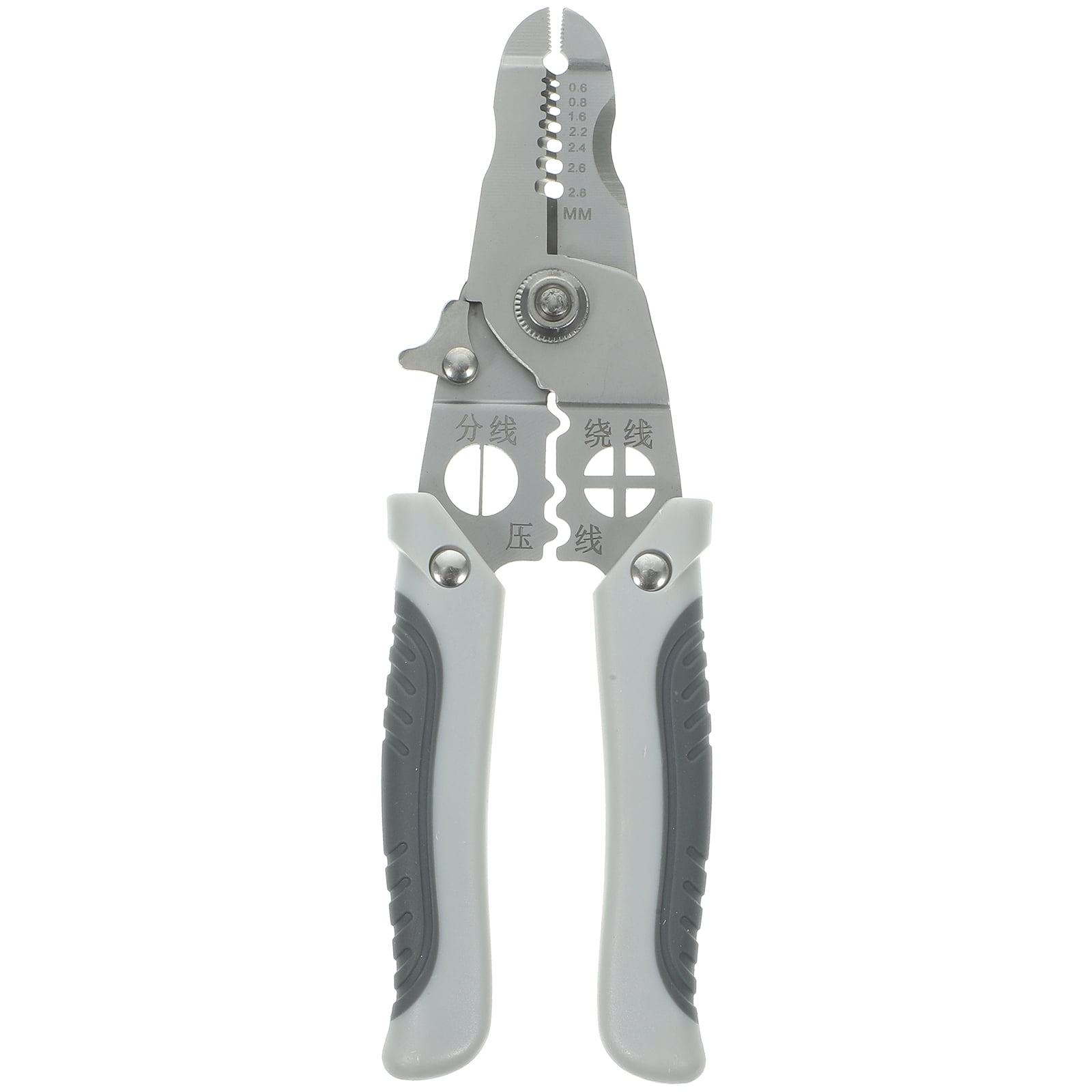 SHOWERORO Multipurpose Design Wire Stripper Steel Rubber 1Pack 7.3X2 ...