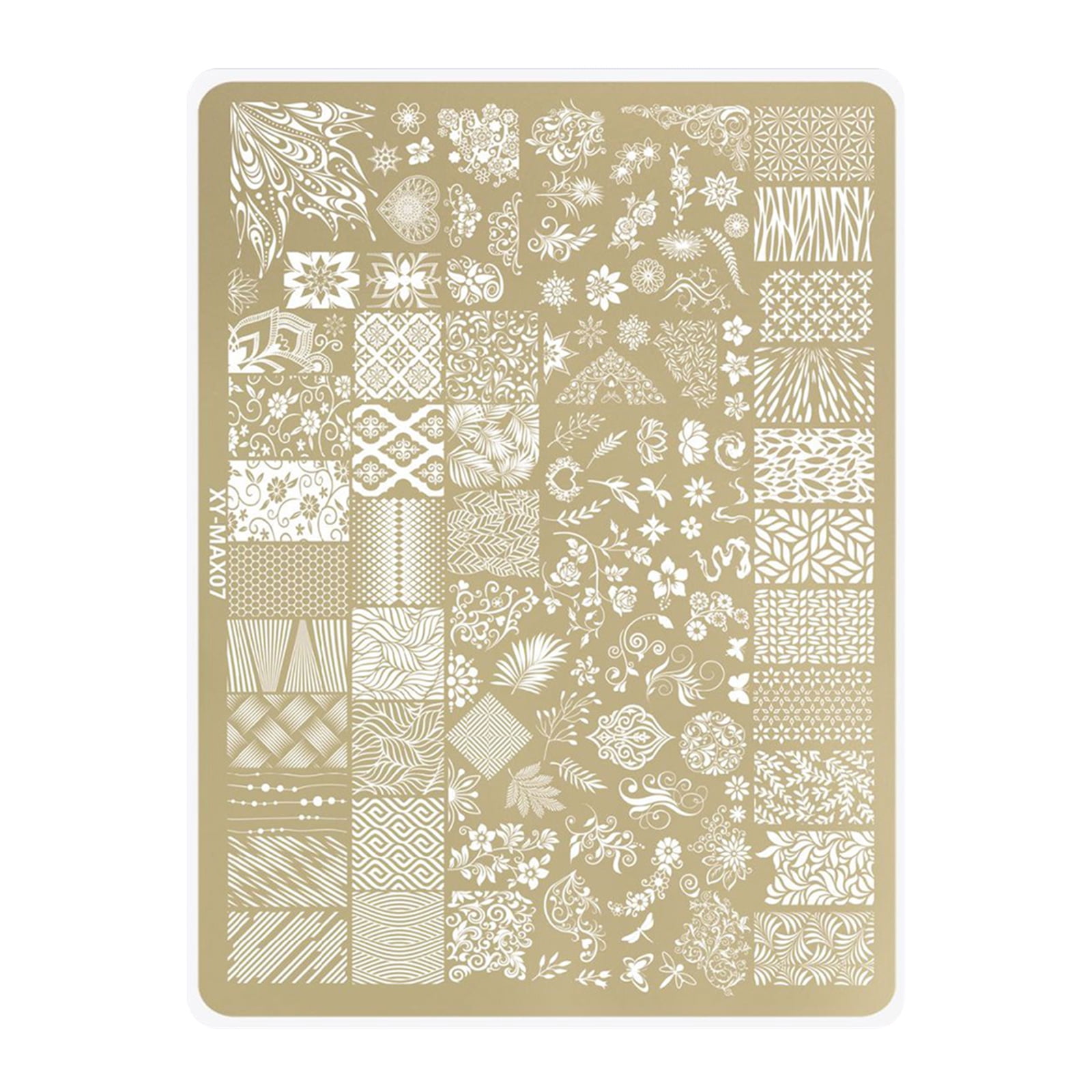 Rust Resistant Nails Stamping Plate With Butterfly Patterns Manicure ...