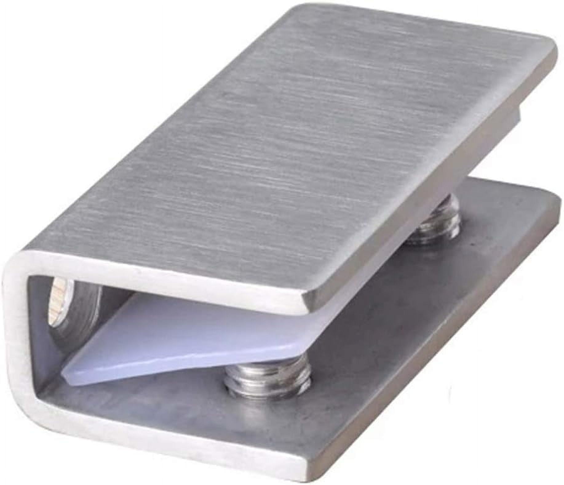 Rust Resistant Stainless Steel Glass Clip, Adjustable Glass Shelf ...