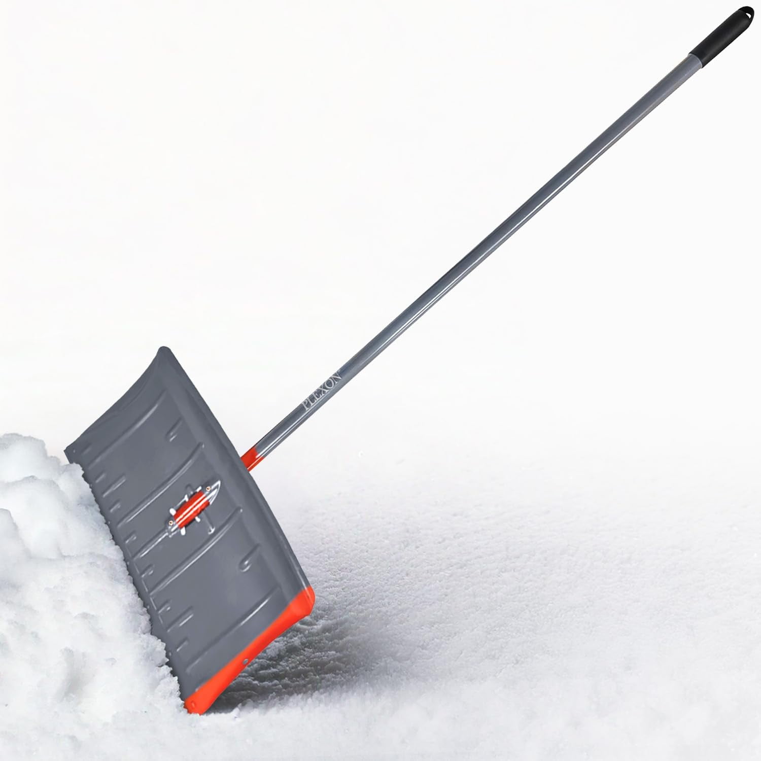 Rust-Resistant Steel Snow Pusher Shovel for Driveway Doorway, Sidewalk ...