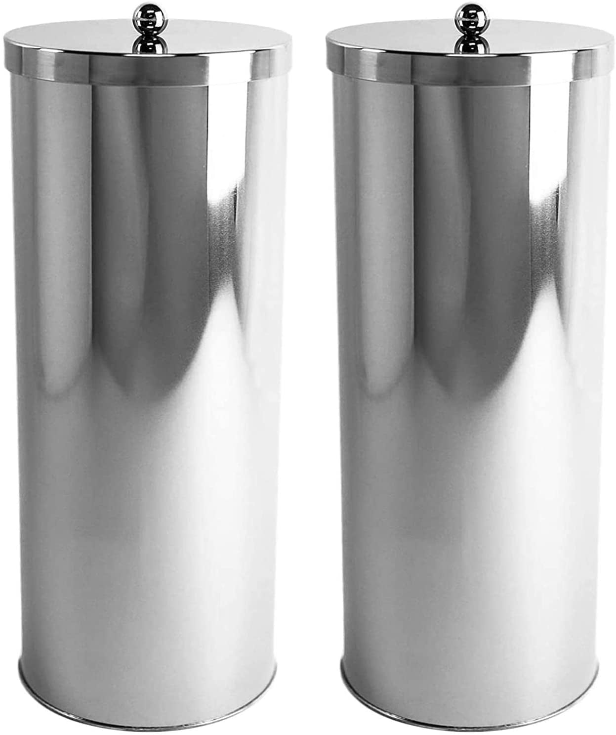 Rust Stainless Steel Roll Canister Holder for Bathroom Storage (2 ...