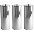 Rust Stainless Steel Roll Canister Holder For Bathroom Storage 3 Canister
