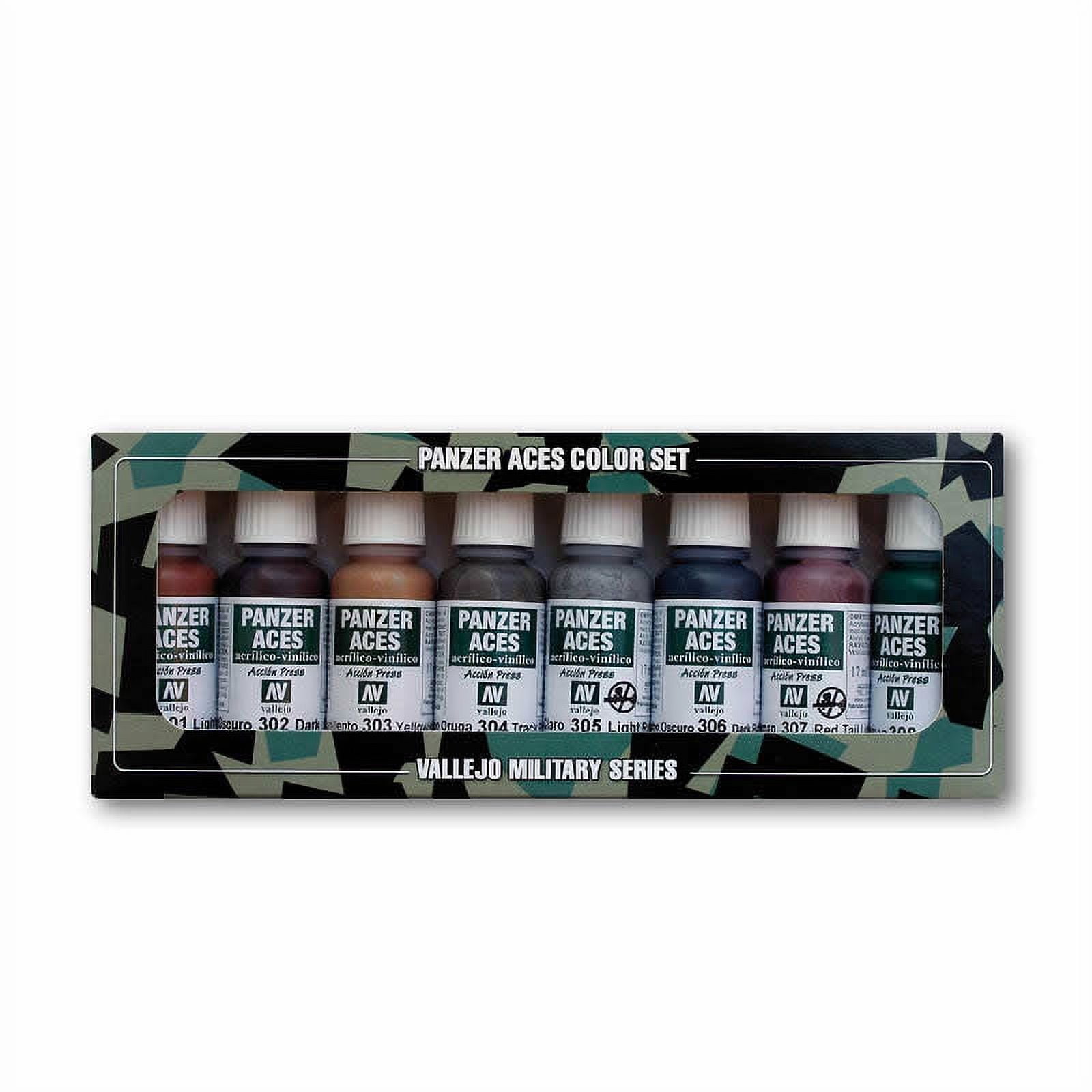 Rust Track and Rubber Acrylic Model Color Paint Set Vallejo Paints ...