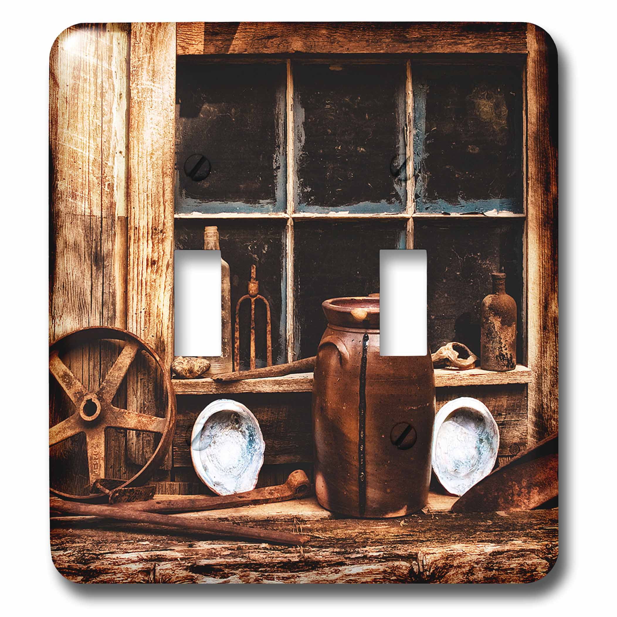 3dRose, Rust and Wood Old Western Scene at Daffodil Hill in California ...