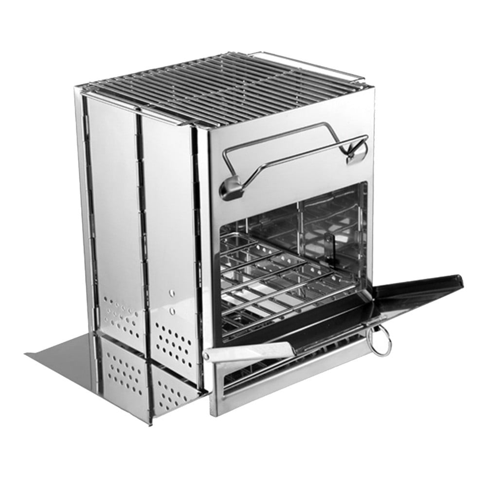 Rust free Stainless Steel Barbecue Grill Collapsible for Camping and ...