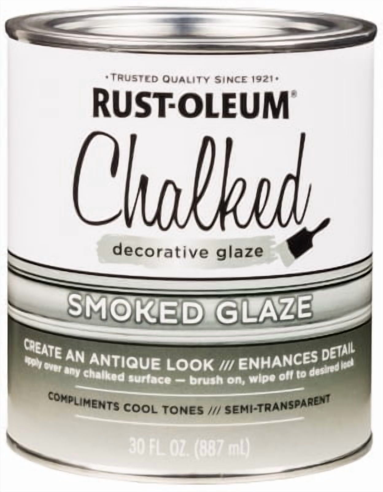 Rust-Oleum 315883 Smoked Glaze Chalked Decorative Glaze - Walmart.com