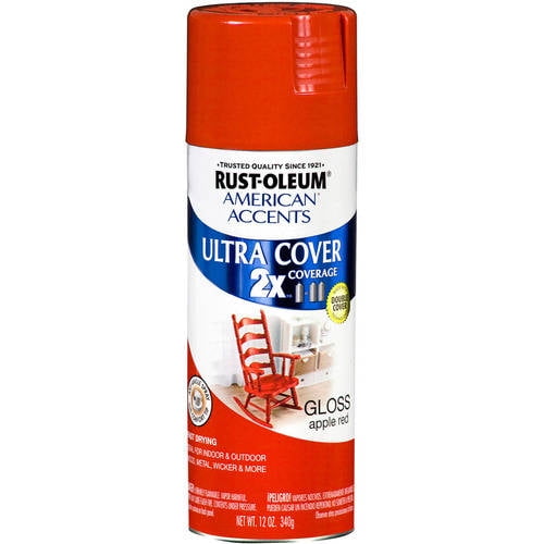 Rust-oleum Ultra 2x Gloss Apple Red - Walmart.com