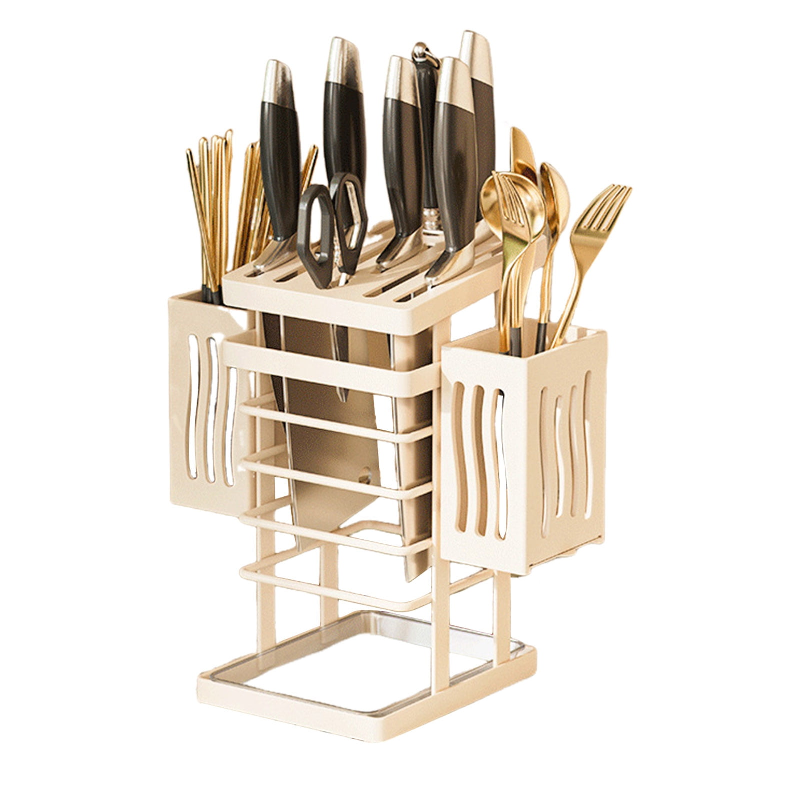 Rust-resistant Storage Shelf Kitchen Storage Rack Capacity Utensil Organizer Rust-resistant Dish ...