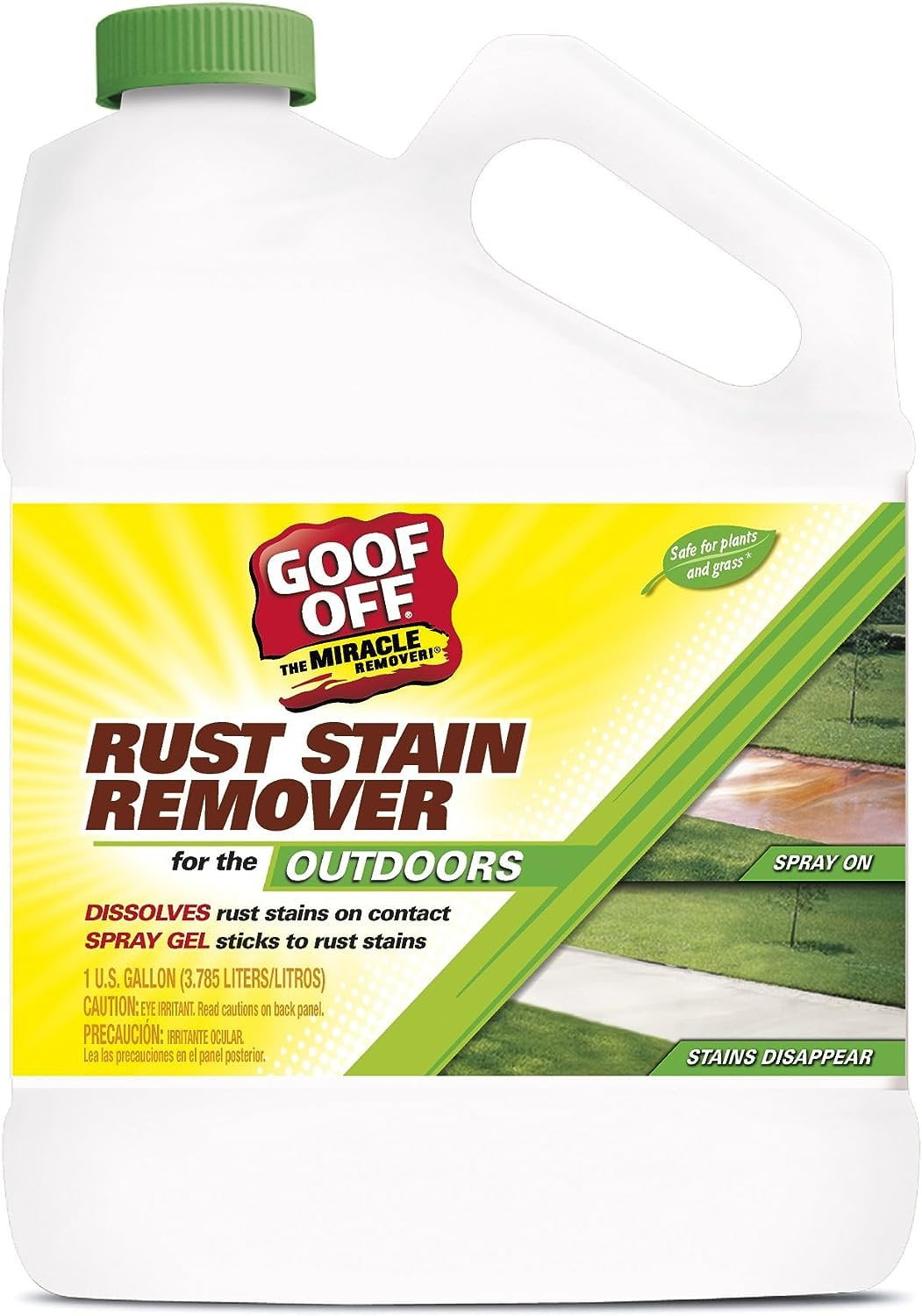 RustAid GSX00101 Goof, 1 Gallon GAL Rust Stain Remover, 128 Fl Oz Pack ...