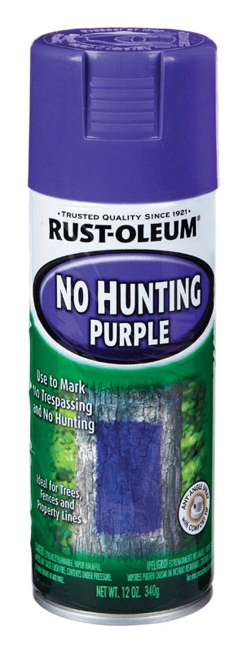 Rust-Oleum Specialty No Hunting Purple - Walmart.com
