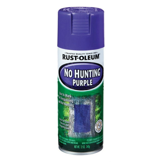 Rust-Oleum Specialty No Hunting Purple - Walmart.com