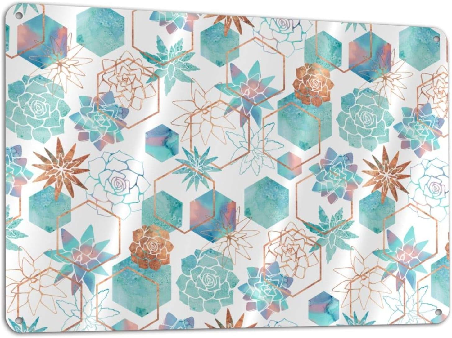 Rusted Copper Desert Tin Signs Wall Decor for Bars,Restaurants,Cafes ...