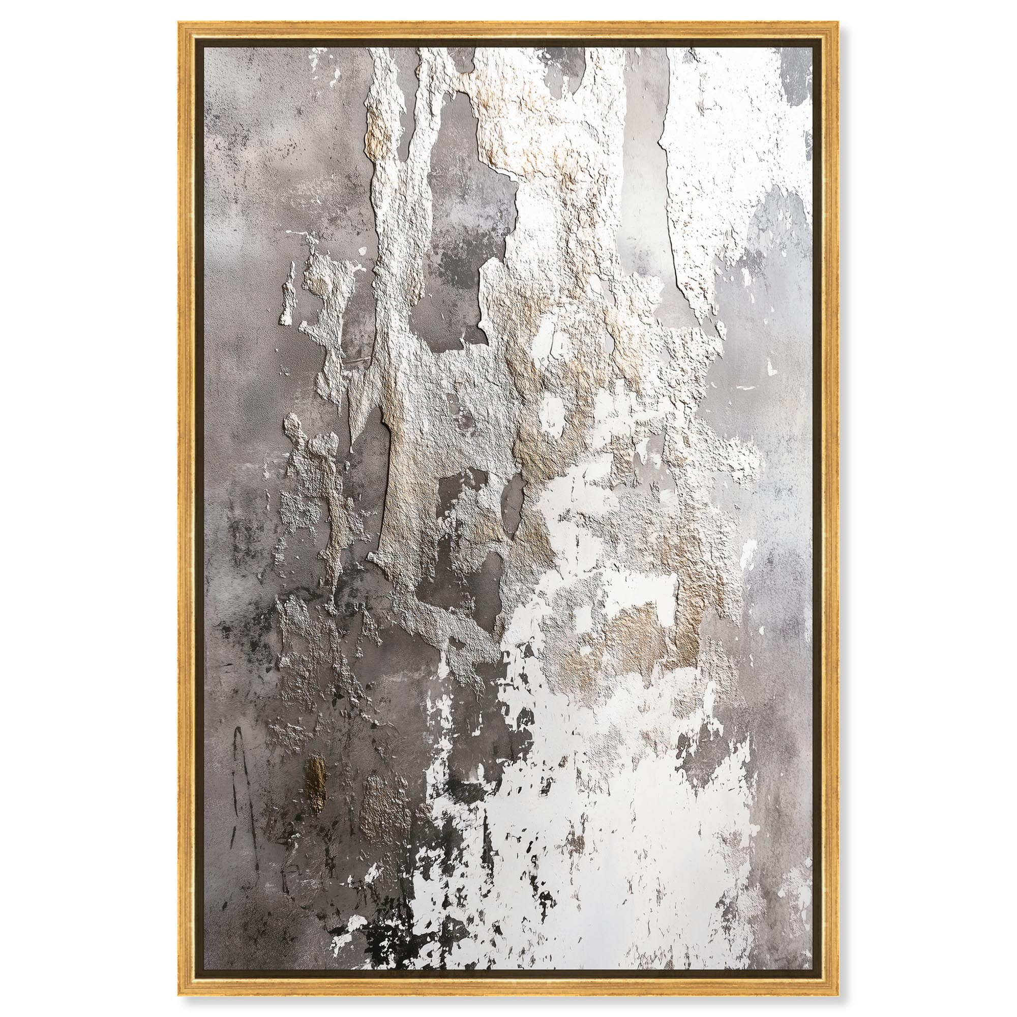 Rusted Echo II Canvas Textured Digital Art by Art Remedy, Gold Frame, 20 x 30 - Walmart.com