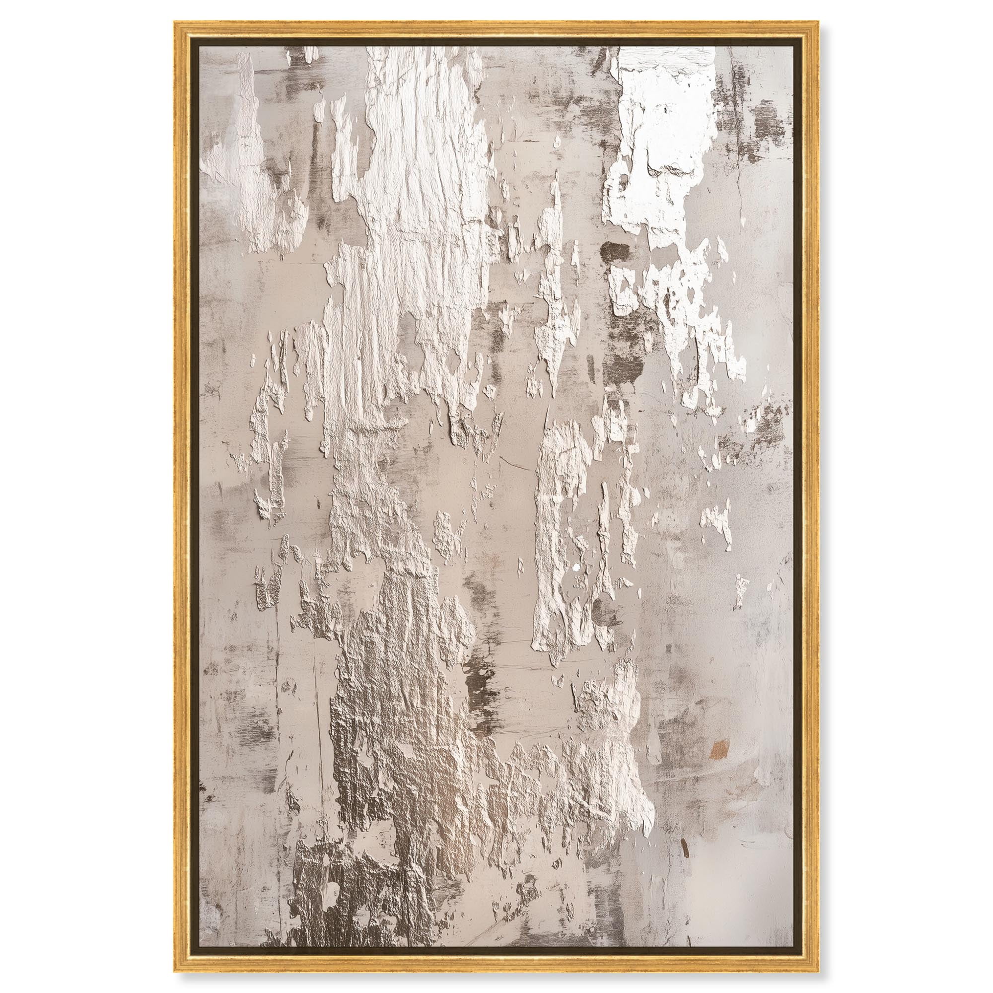 Rusted Echo III Canvas Textured Digital Art by Art Remedy, Gold Frame, 30 x 45 - Walmart.com