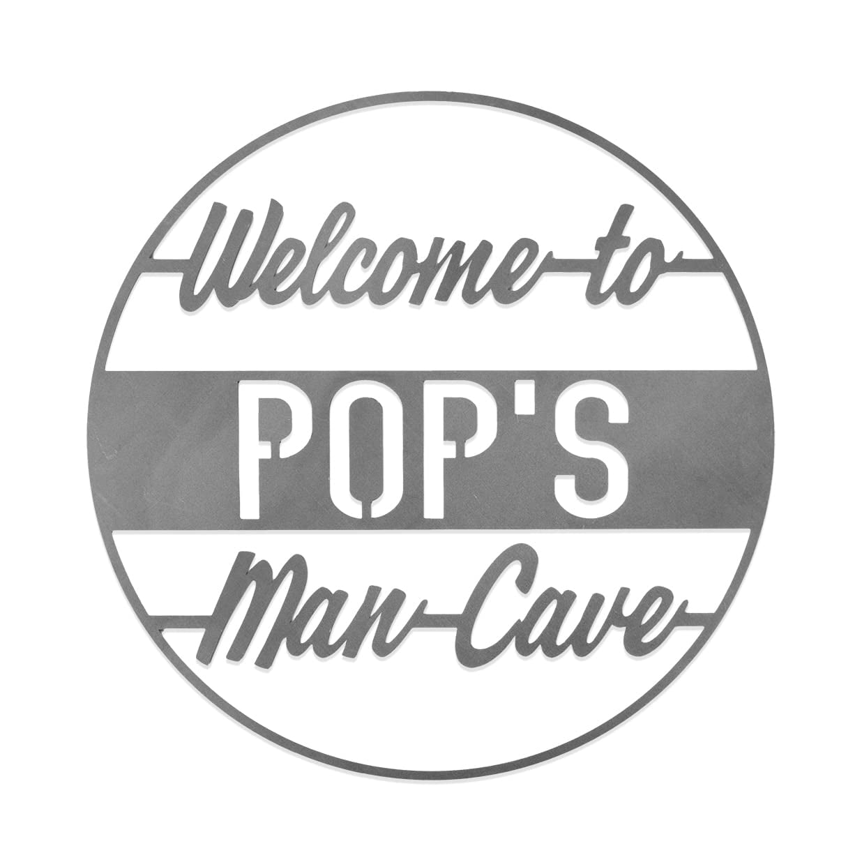 ROCC RUSTED ORANGE CRAFTWORKS CO. Vintage Circle Signs - Man Cave Pops ...