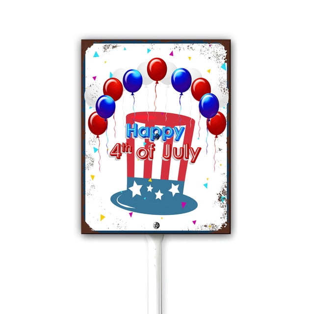 Rustic 4th of July Decorations Outdoor Yard Signs, Funny yard sign ...