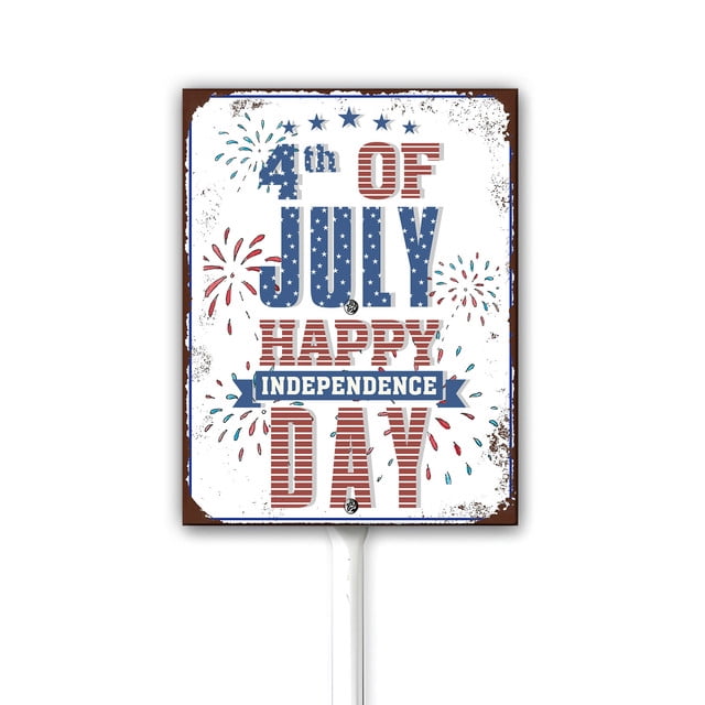 Rustic 4th of July Decorations Outdoor Yard Signs, patriotic yard sign ...