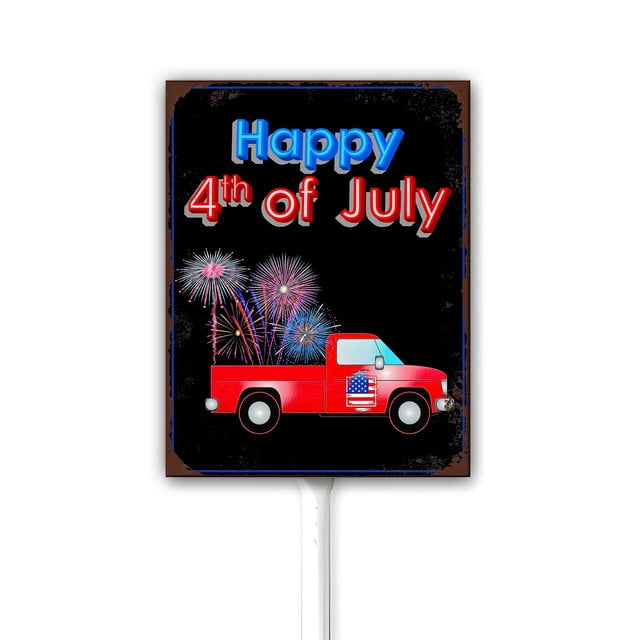 Rustic 4th of July Decorations Yard Signs, fourth of july decorations ...