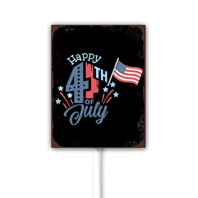 Rustic 4th of July Decorations Yard Signs, july 4th decorations outdoor ...