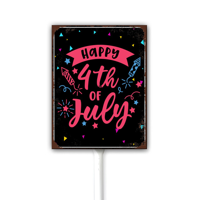 Rustic 4th of July Decorations Yard Signs, 4th of july garden sign ...
