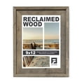 FLYJOE Rustic 9x12 Picture Frame, Reclaimed Barnwood Frame with ...