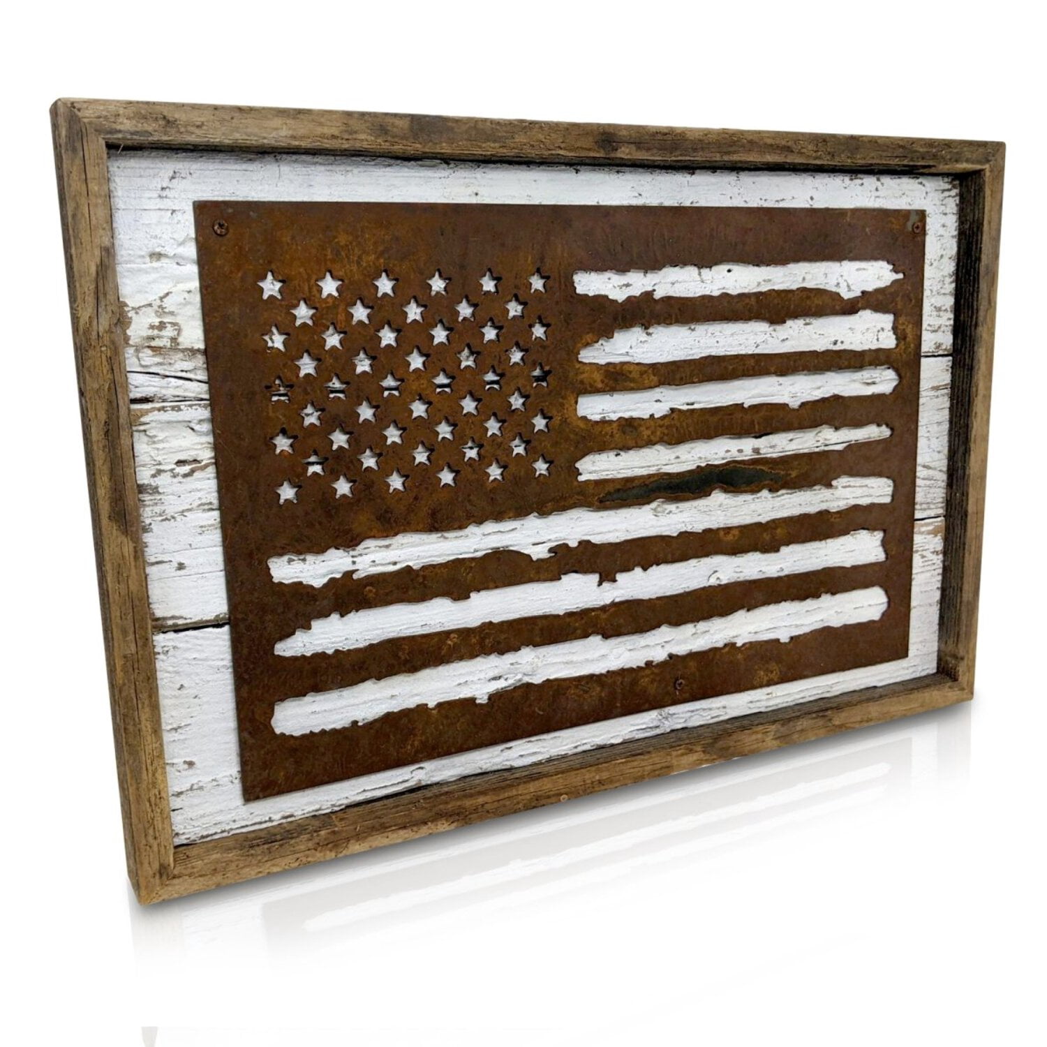 Rustic American Flag Wall Decor - Walmart.com