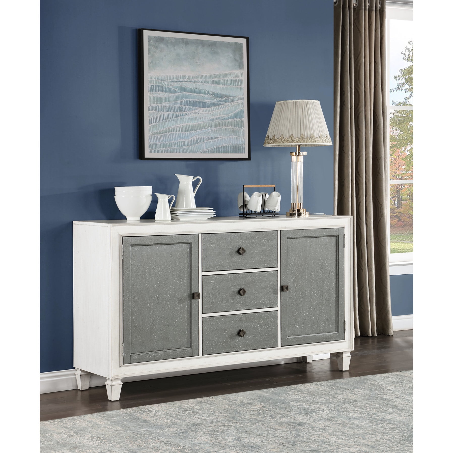 Rustic Appearance - Adjustable Shelf Storage - Dinner Party Rooms ...