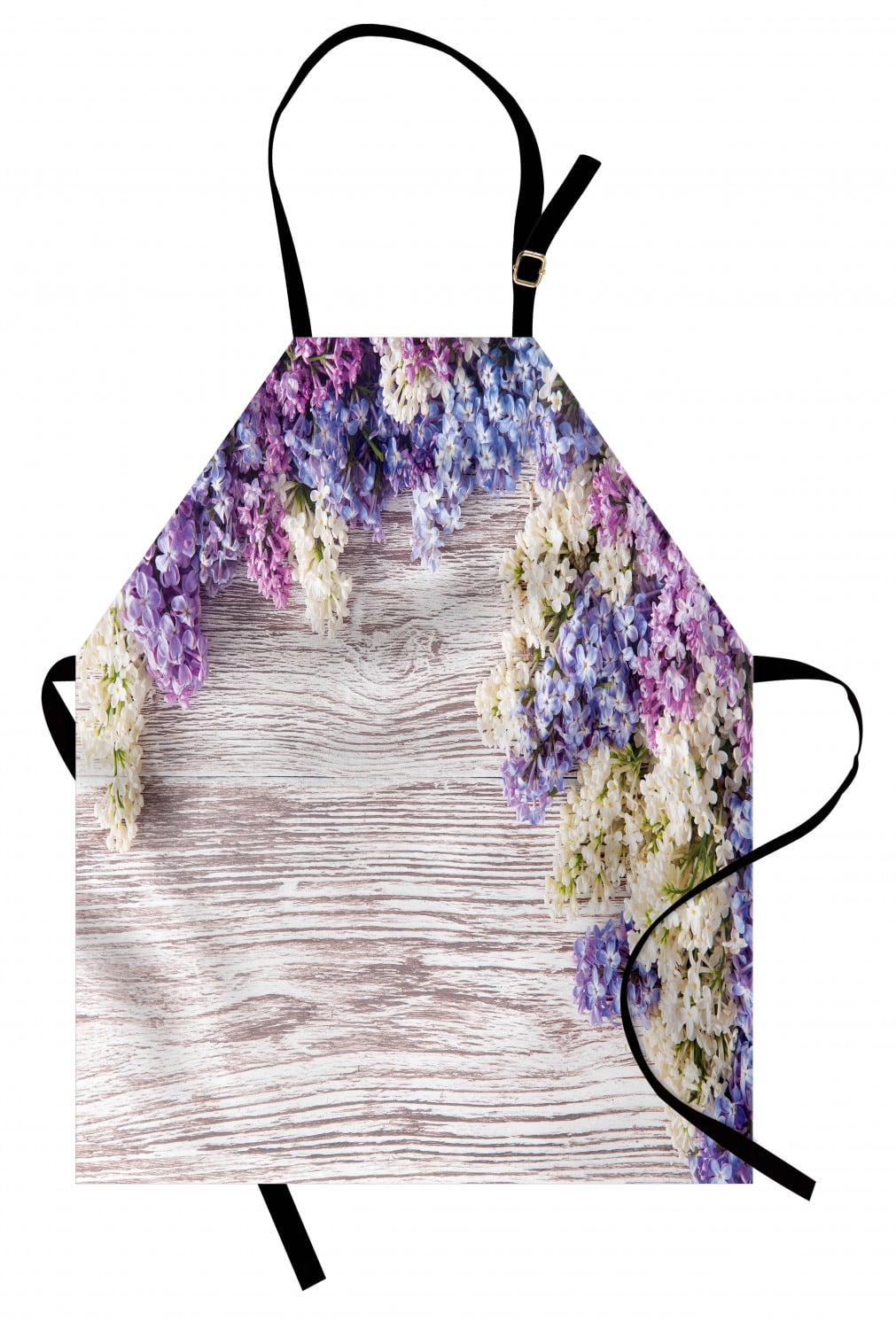 Rustic Apron Lilac Flowers Bouquet on Wood Table Spring Nature Romance ...