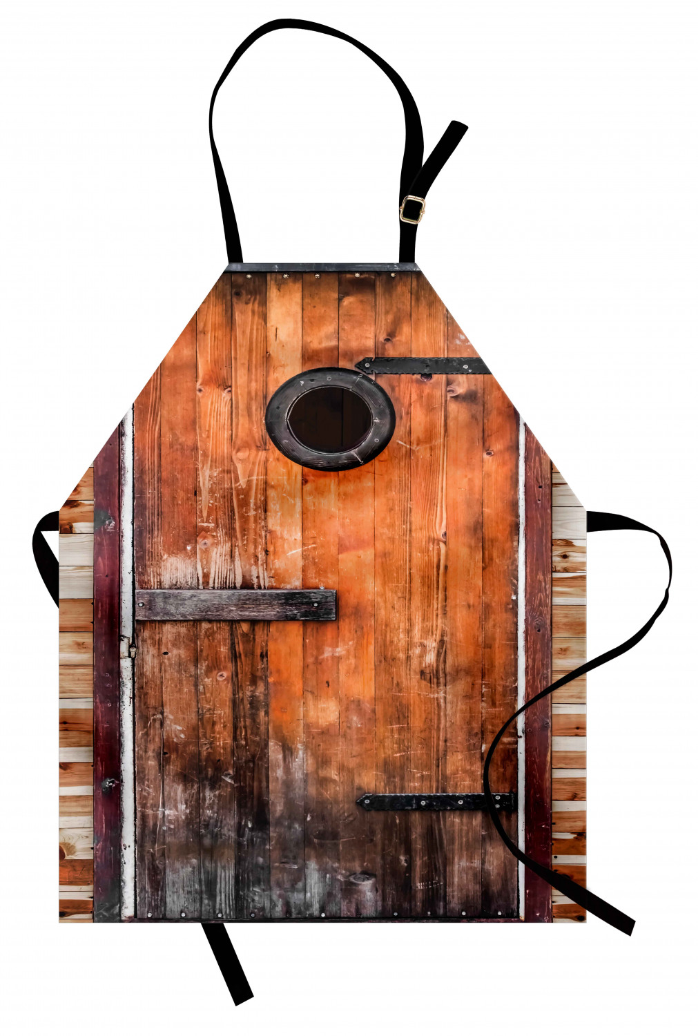 Rustic Apron Photograph of Antique Knotted Pine Wood with Control ...