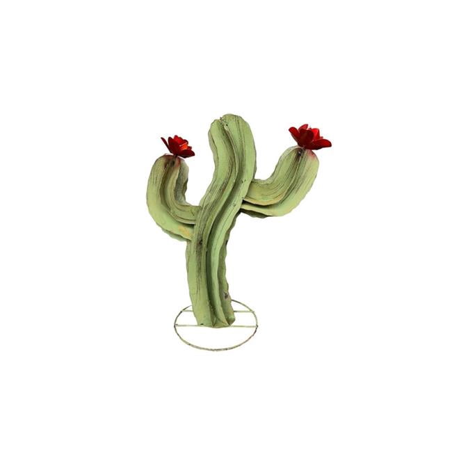 Rustic Arrow 101726 Metal Curvy Saguaro - Green - Walmart.com