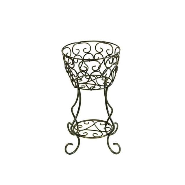 Rustic Arrow 11171 Wrought Iron Shell Design Planter - Walmart Business ...