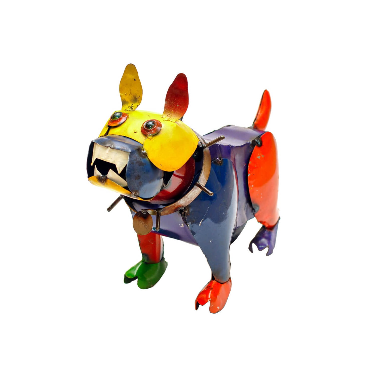 Rustic Arrow Bulldog Metal Figurine - Walmart.com