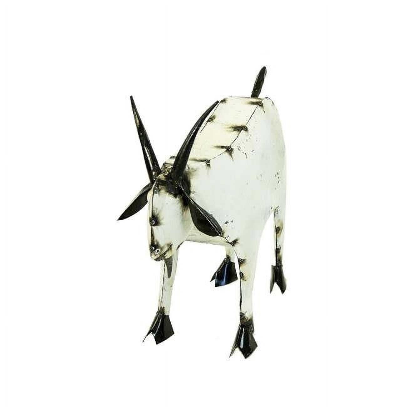 Rustic Arrow Goat Garden Statue, Handcrafted Metal Art, Outdoor Yard ...
