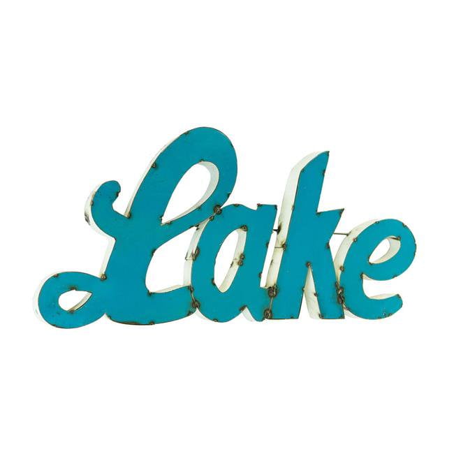 Rustic Arrow 10539 Lake Sign for Decor - 2 x 36 in. - Walmart.com